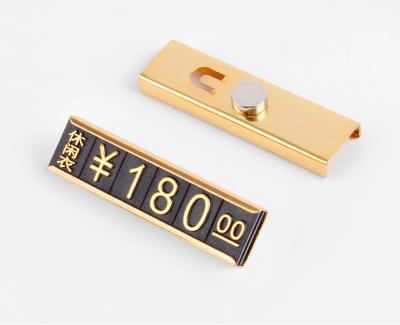 China Digital Metal Plate Display Stand / Jewelry Pricing Cube In Black Silvery And Gold for sale