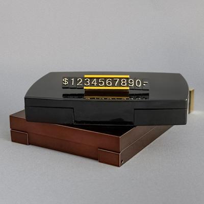 China Gold Price Tag Cubes Reusable With Metal Base Plastics Letters for sale