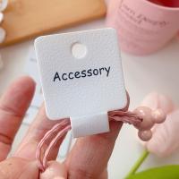 Quality Double Fold Hair Pin Card Embossed Black Text 100pcs for sale