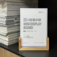 Quality Transparent Vertical Mail Organizer Acrylic Price Display Stands Customized for sale