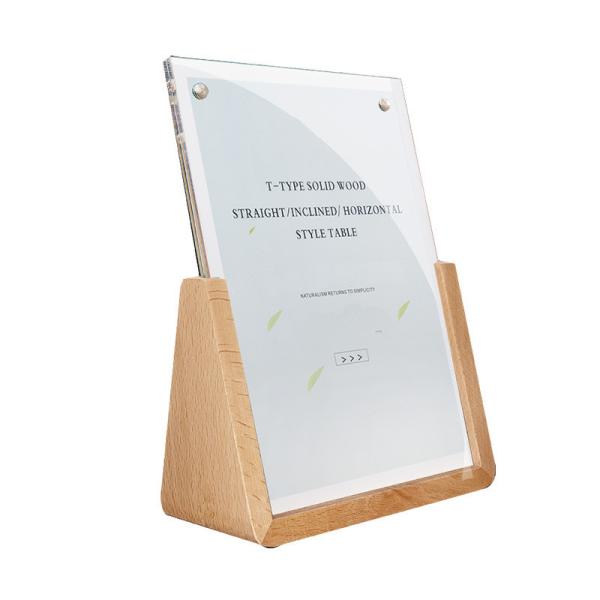 Quality Transparent Vertical Mail Organizer Acrylic Price Display Stands Customized for sale