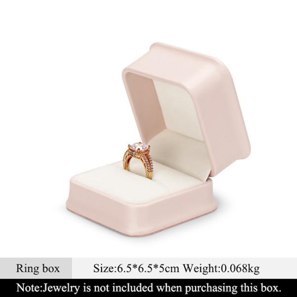 Quality BPU03 PU Leather Square Luxury Gift Box Set For Jewelry Display And Packaging for sale