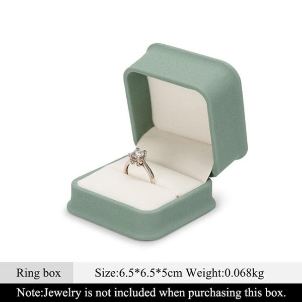 Quality BPU03 PU Leather Square Luxury Gift Box Set For Jewelry Display And Packaging for sale