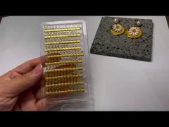 Alloy Price Display Cube with Adjustable 0~9 Numbers and 59x8mm Size for Jewelry Retail Store Price Showing