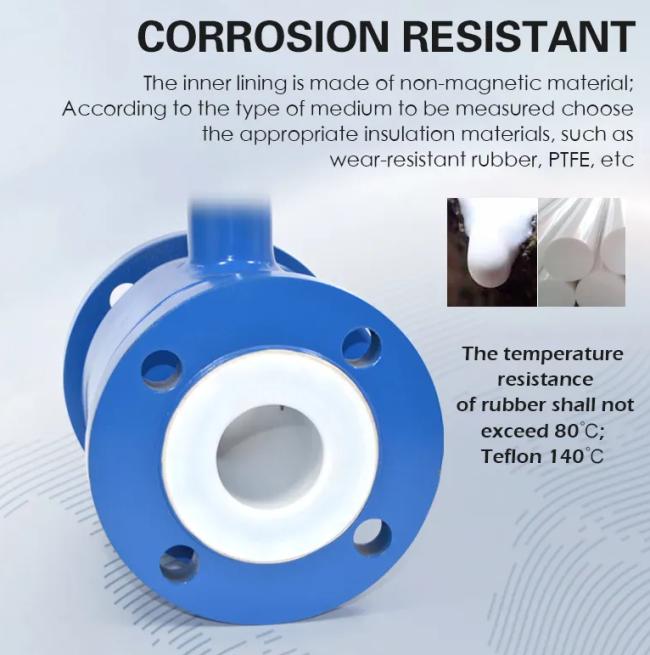 High Precision Electromagnetic Flow Meter close-up detail
