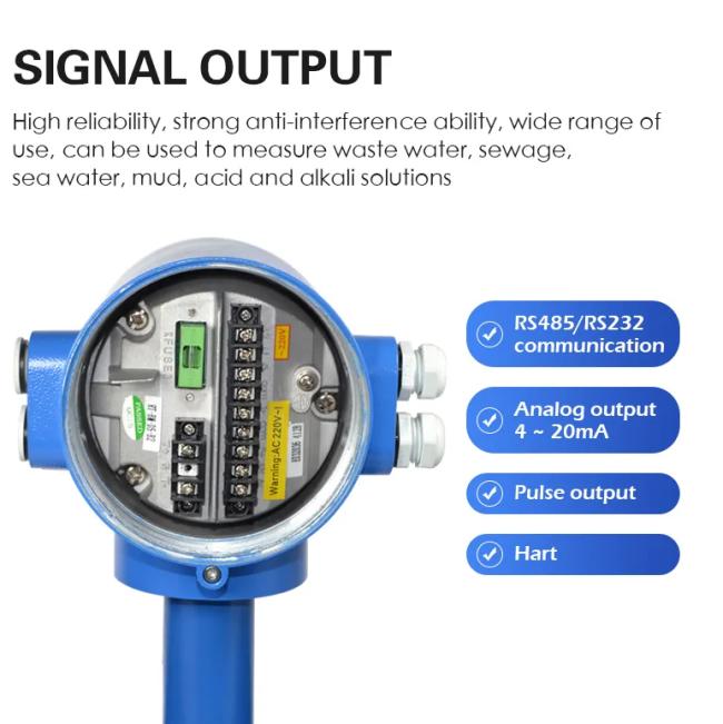 High Precision Electromagnetic Flow Meter industrial application