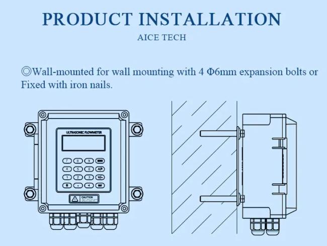 Ultrasonic flow meter technical details