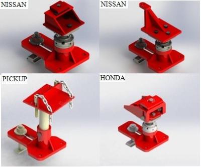 China Universal Clamping Adapters approved by BMW, BENZ, HONDA, NISSAN for sale