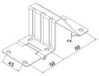 China Side Hinge Galv./ Ral 9010 for sale