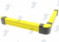 China Easy To Install Impact Absorption Solution 200mm Height Rack End Barrier for sale