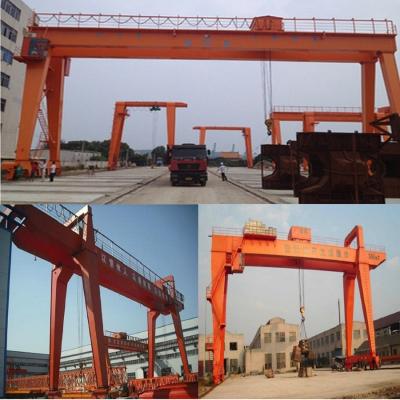 China U type gantry crane, shipbuilding gantry crane, 10-75 - t electric double girder gantry crane - 30 m for sale