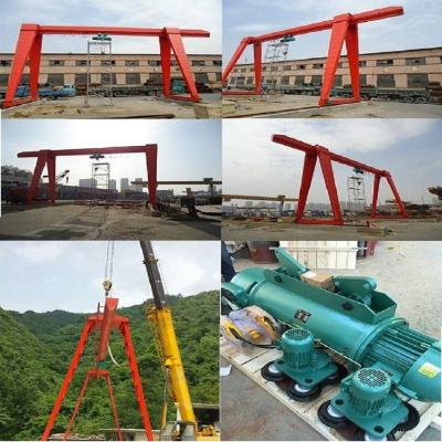 China MH type electric hoist gantry crane, 5 tons of 10 tons of single-girder gantry crane manufacturers for sale
