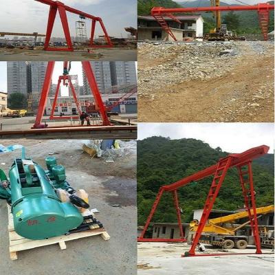 China Provide MH type 10 t ~ 35 electric hoist single-girder gantry crane for sale