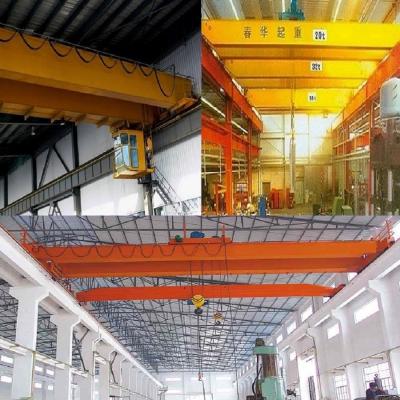 China Anhui direct sale 20/5 t electric hoist double beam crane LH double beam bridge crane for sale