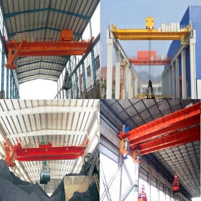 China Electric double beam grab crane for sale