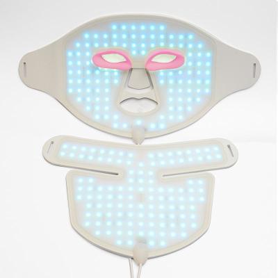 China Skin Care Led Light Therapy Mask Skin Tightening Beauty Face And Neck 600nm 240v for sale