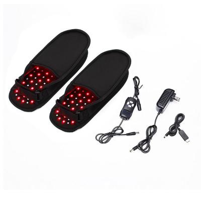 China Pain Relief LED Light Therapy Device 880nm Red Light Therapy Slipper For Foot Toes for sale