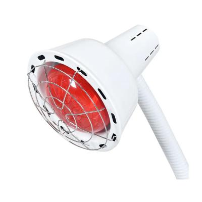 China Double Light Bulb Physiotherapy Infrared Lamp Pain Relief 360 Degree Rotation for sale
