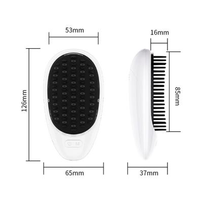 Hair Smoth Comb Electric Cordless Therapy Red Blue LED Hair Growth Comb Scalp Massaging Anti-Hair Loss
