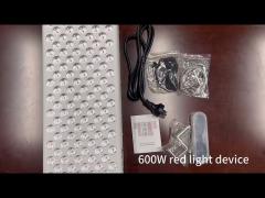 600W rood licht therapie 660 850nm apparatuurpaneel voor pijnstilstand