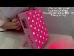 300W afstandsbediening Infrarood Geheel lichaam Rood licht 660nm 850nm Behandelingspaneel Voor bleek