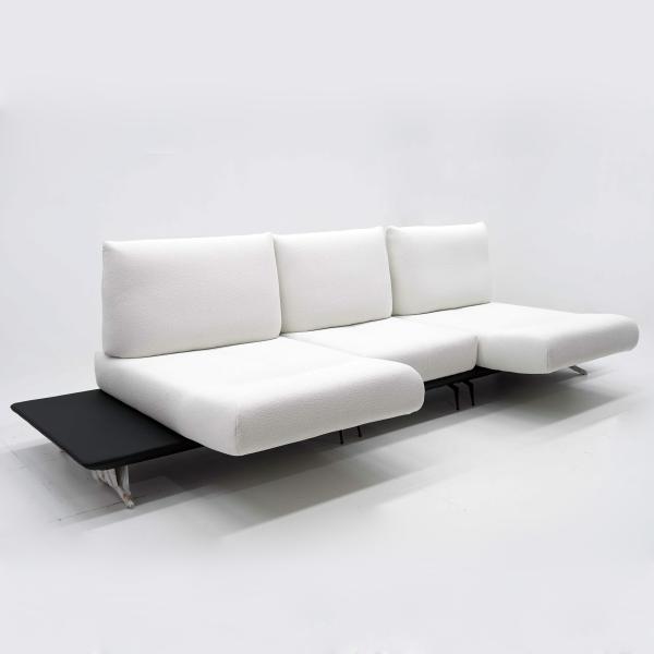Quality Leather Or Fabric Rotating Sofa 90 Degree Swivel 3 Seater 2 Seater For Living Room for sale