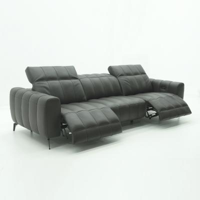 China Premium Modern Recliner Sofa with Adjustable Headrest and Footrest for sale