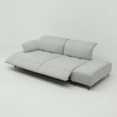 China Smart Power Sectional Sofa With Sliding Back Modern Living Electric Sectional Couch for sale