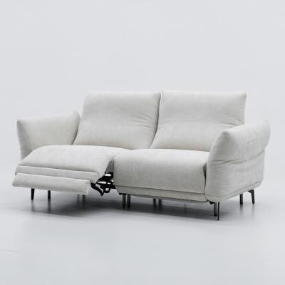 China Interior Modern Recliner Sofa With Soft Cushion Elegant Fabric Electric Recliner Sofa Set for sale