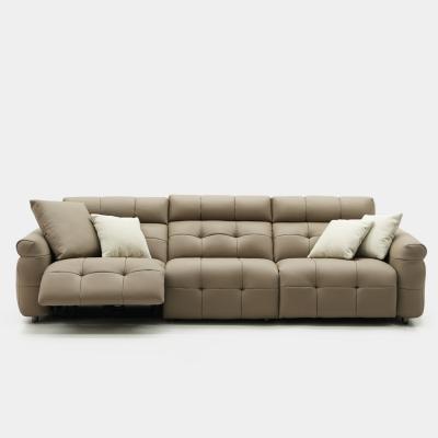China Cloud Comfort Modern Living Room Reclining High Back Power Reclining Sofa for sale