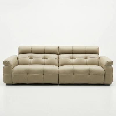 China OEM Size Heavy Duty Modern Recliner Sofa Zero Wall Leather Power Reclining Couch for sale