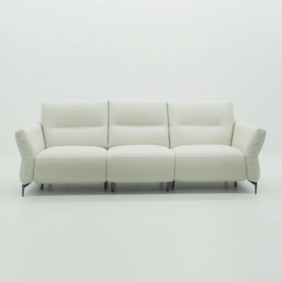 China Minimalist High Back Sofa with Silent Motor & Ergonomic Lumbar Support for sale