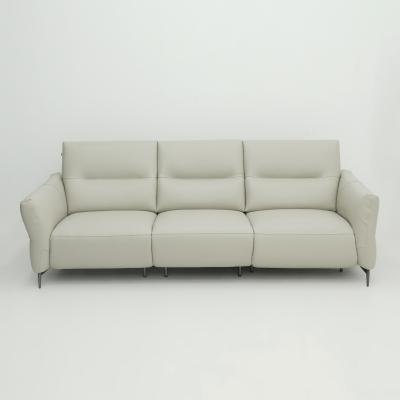 China Upscale Adjustable Recliner Sofa with Quiet Drive Motor & Padded High Backrest for sale