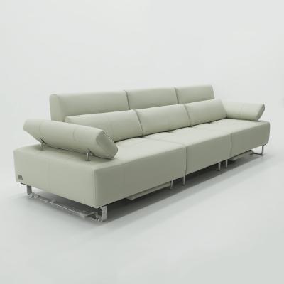 China Luxury Sectional Recliner Sofa with Adjustable Sliding Seat Depth for sale