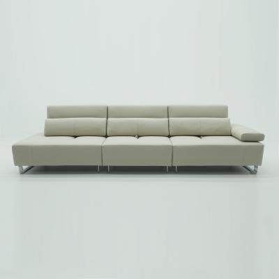 China Custom Design Contemporary Sectional Recliner Sofa Modular Sliding Back Sofa for sale
