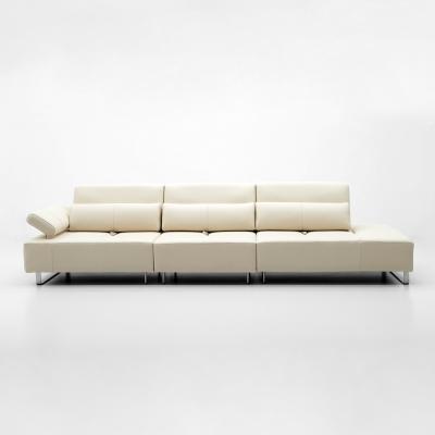 China Modern Italian Sectional Sofa with Sliding Seat and Reclining Comfort for sale