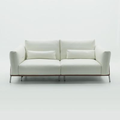 China White Modern Design 2 Seater Electric Recliner Sofa Zero Wall Reclining Leather Couch for sale