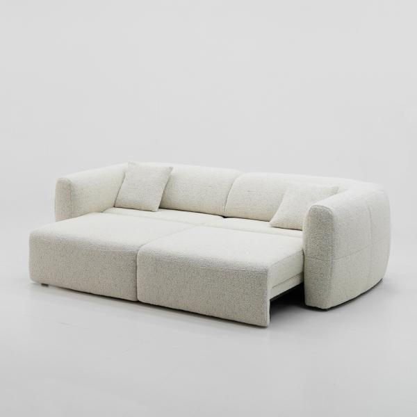 Quality Quiet Motor Power Sofa Bed One Button Control With Chaise Option Multi Functional for sale