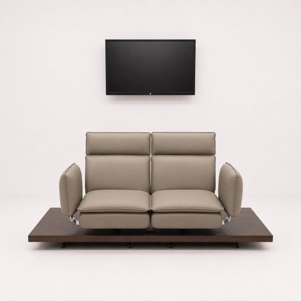 Quality Modern Design Rotating Sofa Quiet Smooth Swivel Sofa With Adjustable Backrest System for sale
