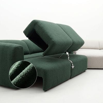 China Minimalist Electric Slide Out Sofa Bed Multi Function Convertible Sofa Couch Bed for Living Room for sale