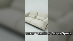 Modern Recliner Sofa Zero Wall Space Saving Design