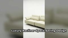 619 Modern Dual Motor Recliner Sofa Space Saving Design