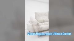 Modern Recliner Sofa for Living Room | Stylish Flower Sofa Design