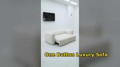 Custom Color Electric Sofa Bed Leather Fabric Modern Sliding Sofa Space Saving Design