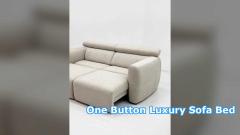 Ergonomic Support Modern Electric Sofa Bed Couch With Chaise Function OEM Color