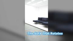OEM Logo Creative Rotating Seat Sofa With 90 Degree Rotating Backrest
