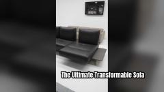 Quiet Swivel Modern Modular Rotating Sofa Multi Position Lounge Sofa OEM Color