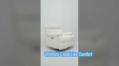Contemporary Design Electric Recliner Chair With Stressless Comfort Anti Scratch