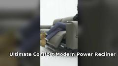 Modern Recliner Sofa with Smooth Power Motion and Clean Lines – Washable