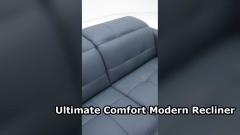 Modern Recliner Sofa 3 Seater with Adjustable Headrest – High Back